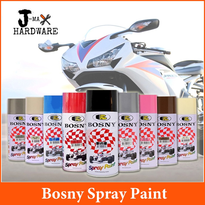 Bosny Spray Paint Fast Drying 100% Acrylic Paint 300g Waterproof ...