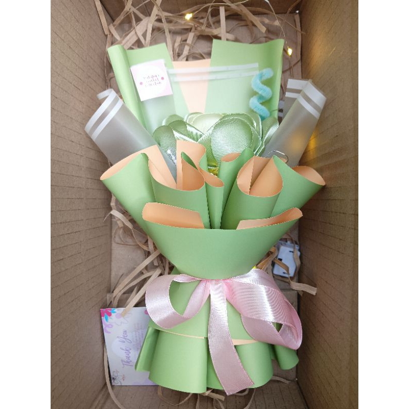 Satin Rose Bouquet WITH FUZZY WIRE (Handmadebyshiri) | Shopee Philippines