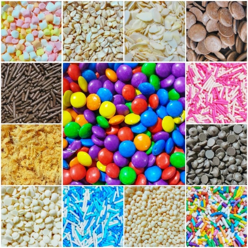 𝗔𝗦𝗦𝗢𝗥𝗧𝗘𝗗 𝗧𝗢𝗣𝗣𝗜𝗡𝗚𝗦 𝗙𝗢𝗥 𝗠𝗜𝗡𝗜 𝗗𝗢𝗡𝗨𝗧 75GRAMS | Shopee Philippines