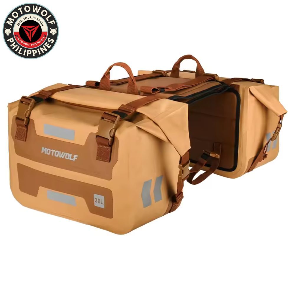 MOTOWOLF Outdoor waterproof large capacity motorcycle riding saddle bag ...