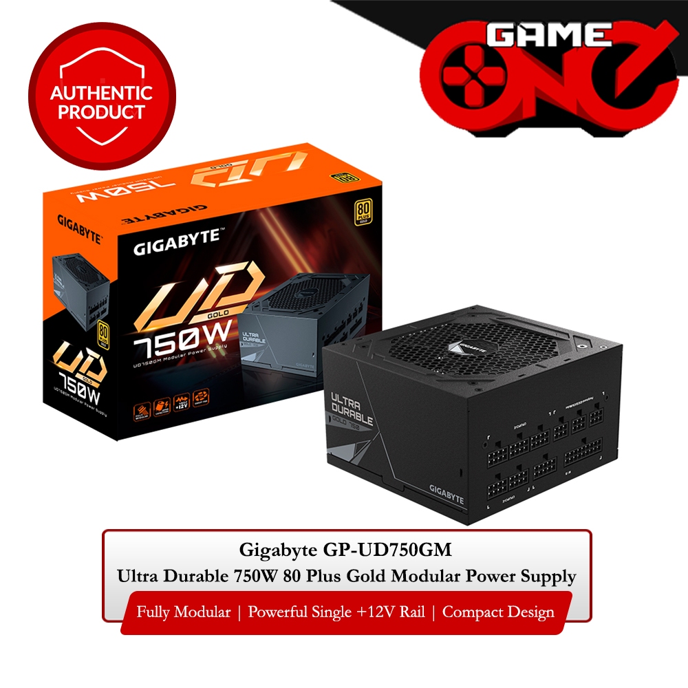Gigabyte GP-UD750GM Ultra Durable 750W 80 Plus Gold Modular Power ...