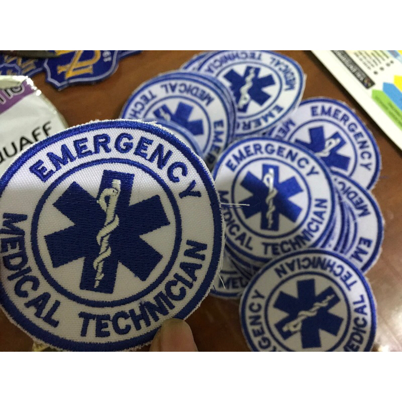 Emergency Medical Technician Patch Embro burda badge | Shopee Philippines