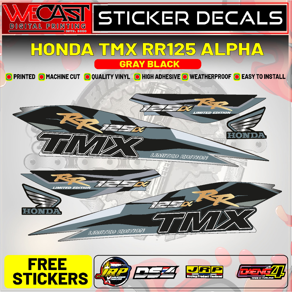 WECAST Honda TMX 125 RR Decals Sticker For Motorcycle Accessories ...
