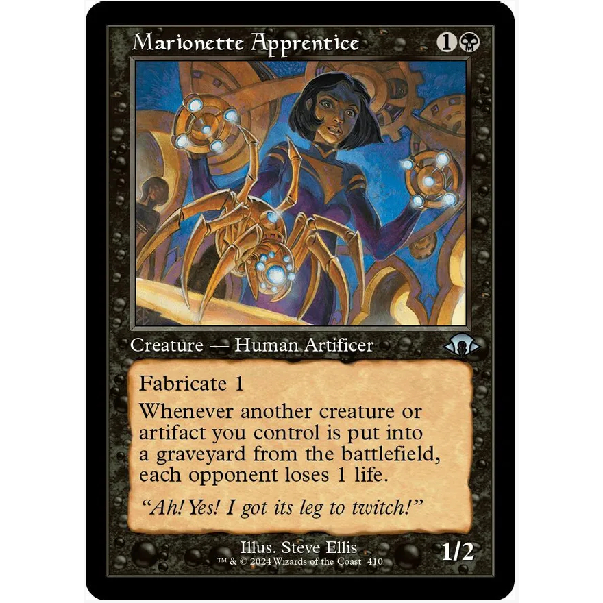 Marionette Apprentice (Retro Frame) - Modern Horizons 3 (MH3) | Shopee ...