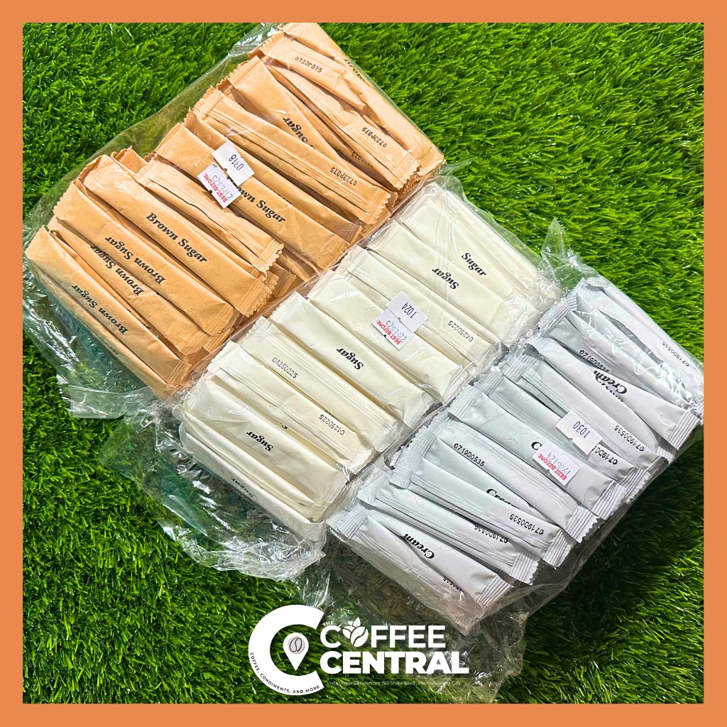 CONDIMENT ON STICK | White Sugar, Brown Sugar, Creamer, Instant Coffee ...