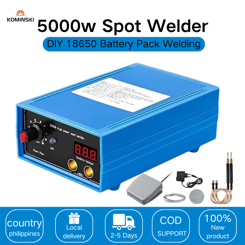 5000w High Power Spot Welder with Detachable Foot and Soldering Pen DIY ...