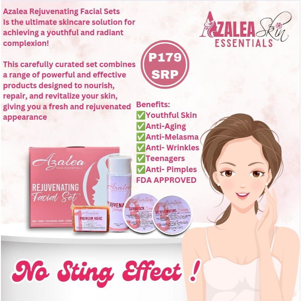 (COD) AZALEA REJUVENATING NEW PACKAGING SET | Shopee Philippines
