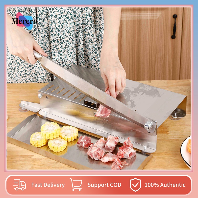 Stainless Steel Meat Slicer Manual Frozen Meat Slicer Chopped Chicken ...
