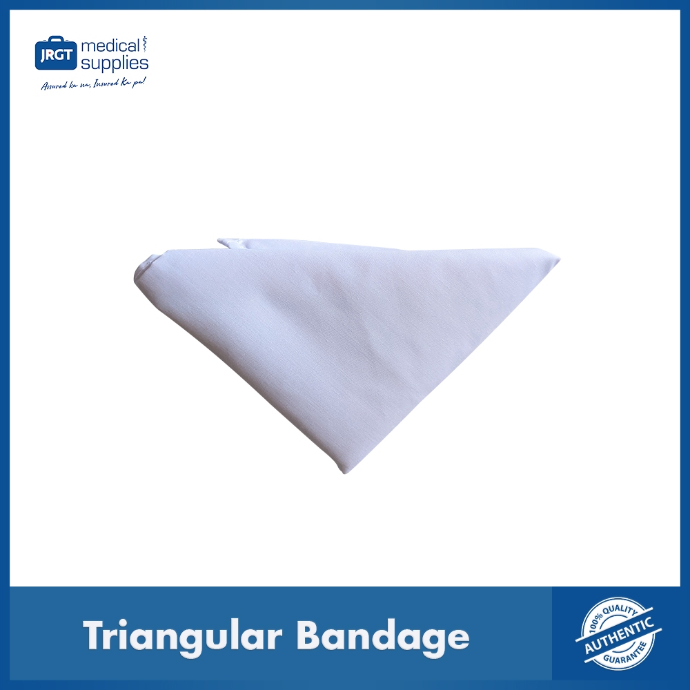 Medical Triangular Bandage - Large Cloth Bandage for Injury Support and ...