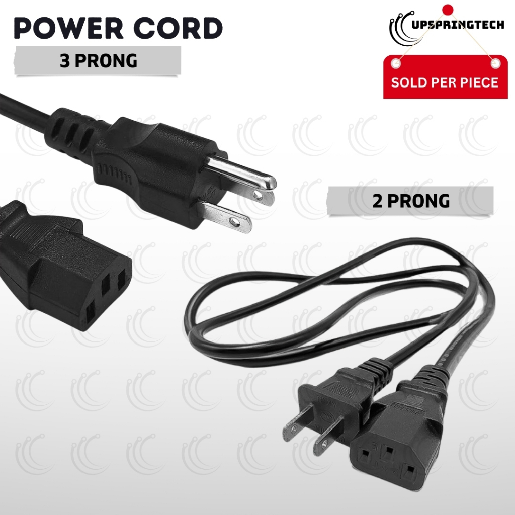 Power Cord Heavy Duty for Monitor/Rice Cooker Other Home/Office ...