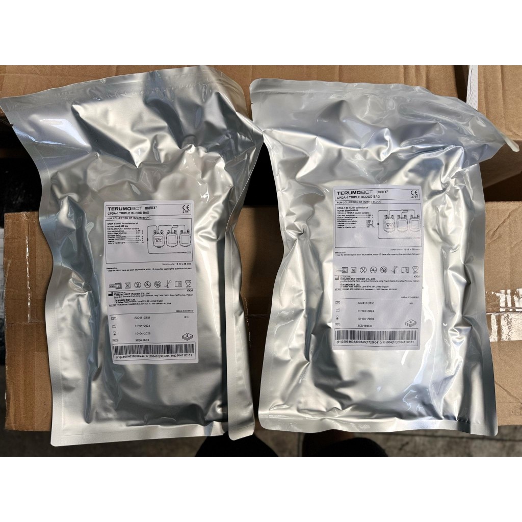Terumo (Teruflex) BCT Blood Bag 450ml (Single,Double,Triple) per pack ...