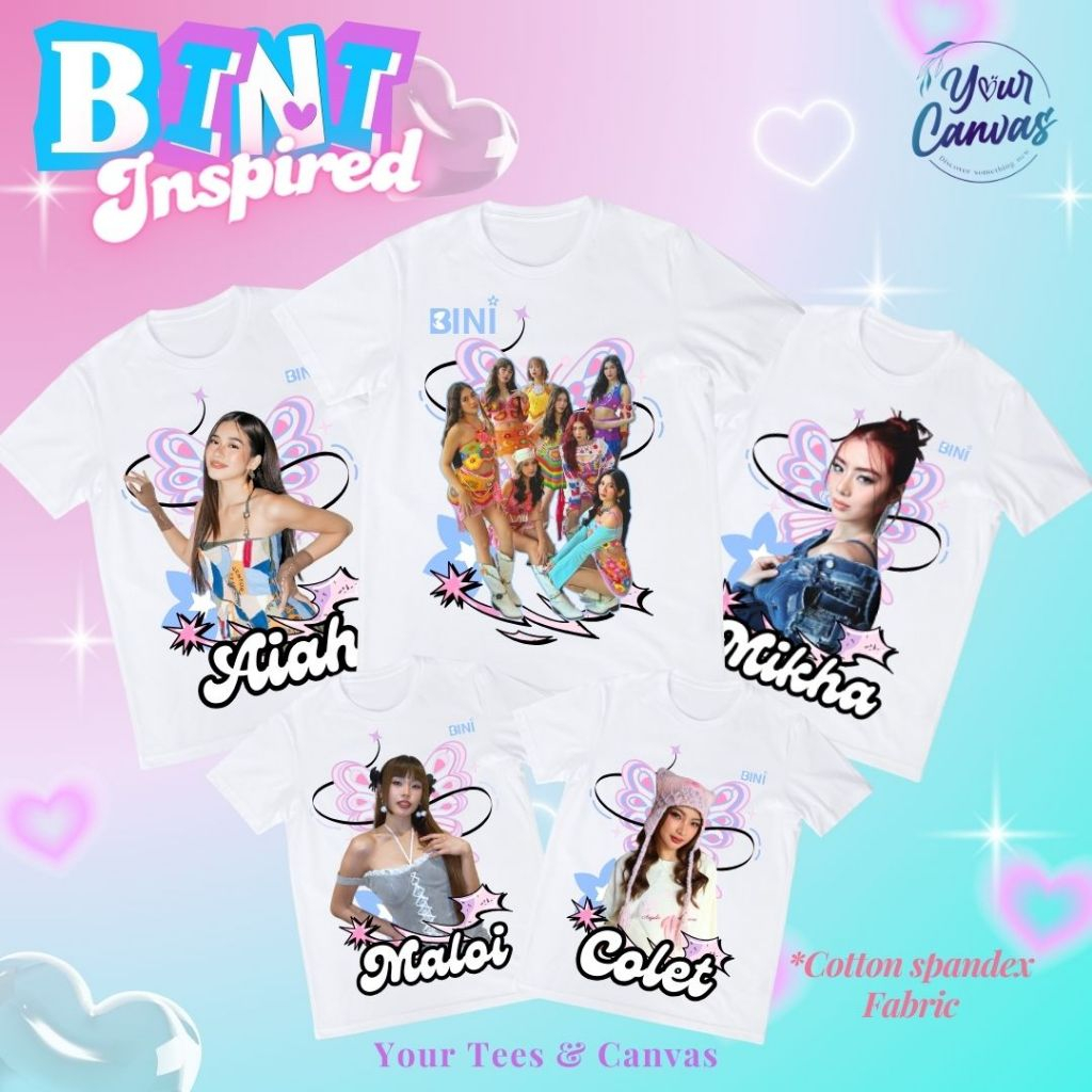 Trendy Bini Oversized Version 3 / Korean Vibe bini collection t-shirt ...