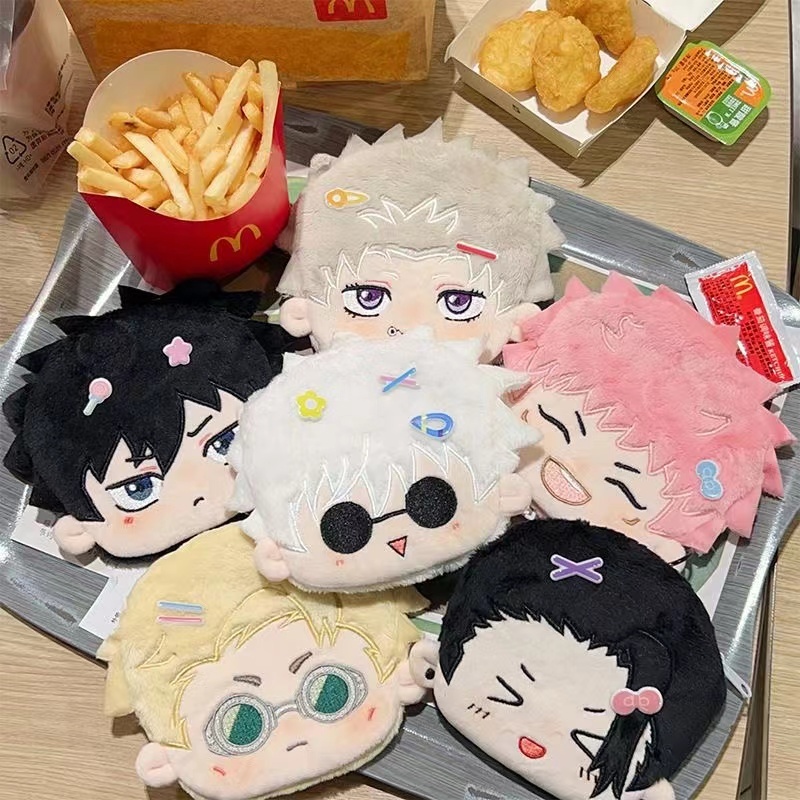 Jujutsu Kaisen peripheral goods coin purse doll gojo geto nanami megumi ...