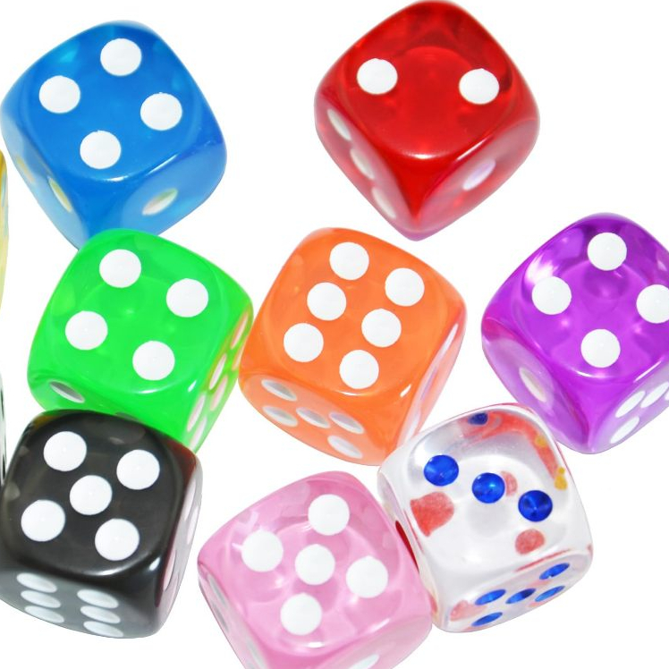 10pcs ASSORTED COLOR DICE TOY FOR KIDS & BOARDGAME | Shopee Philippines