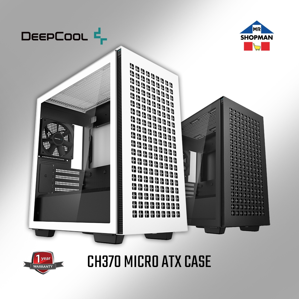 Deepcool CH370 Micro ATX MATX Chassis Desktop PC Computer Case | Shopee ...