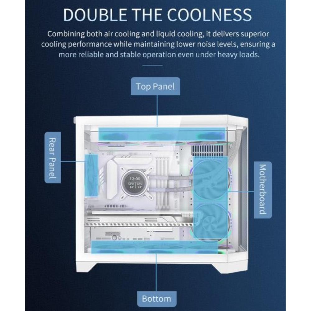 Coolman Spectra M-ATX | M-ATX/ITX Case | Gaming PC Chassis | Gaming PC ...