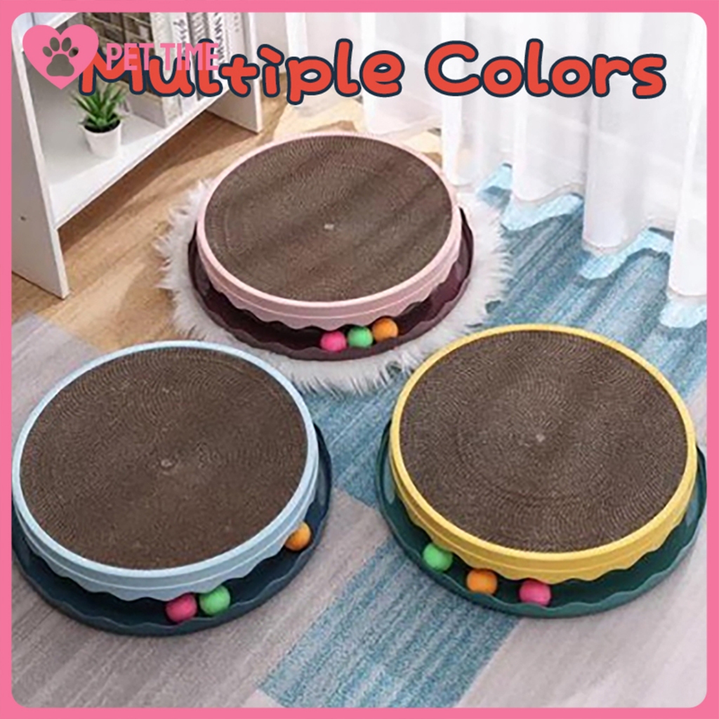 Cat bed round cat scratching board corrugated cat scratching board ...