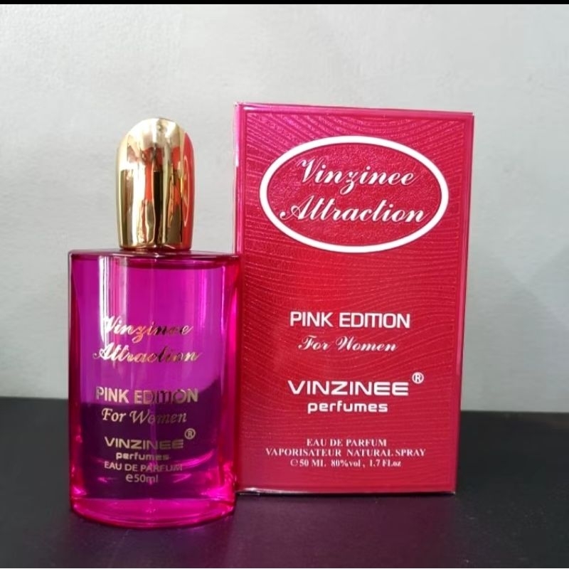 VINZINEE PINK ATTRACTION FOR WOMEN | Shopee Philippines