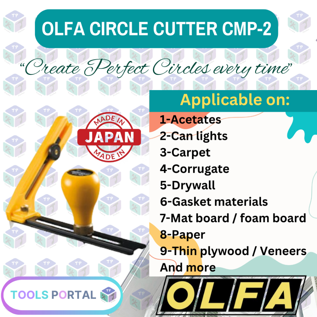 OLFA CIRCLE CUTTER CMP-2 (OLD STOCK & PACKING BUT UNUSED) | Shopee Philippines