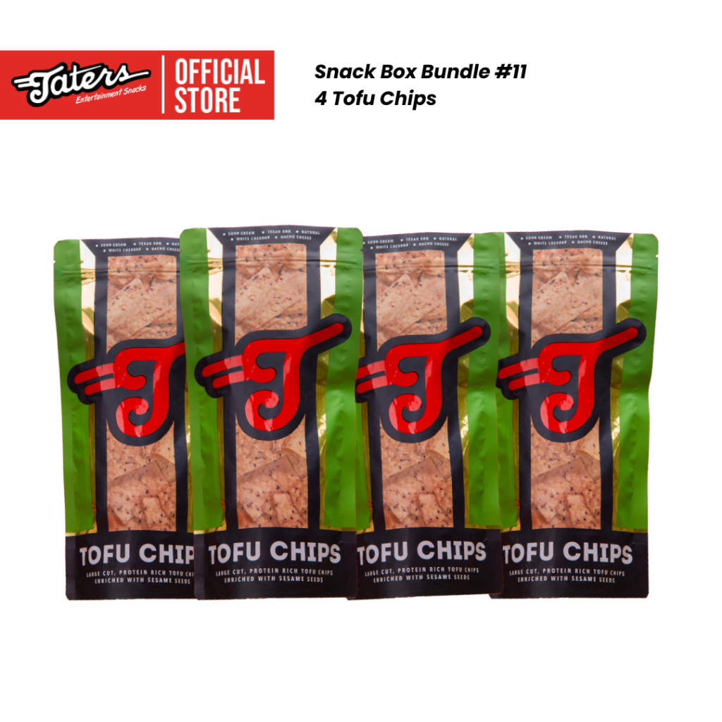 Taters Snack Box Bundle #11 4 Taters Tofu Chips 120g Pouches | Shopee ...