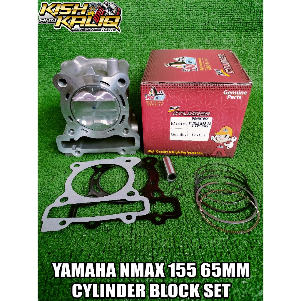 HACHI CYLINDER BLOCK SET FOR YAMAHA NMAX 155 V1 / AEROX 155 V1 65MM ...