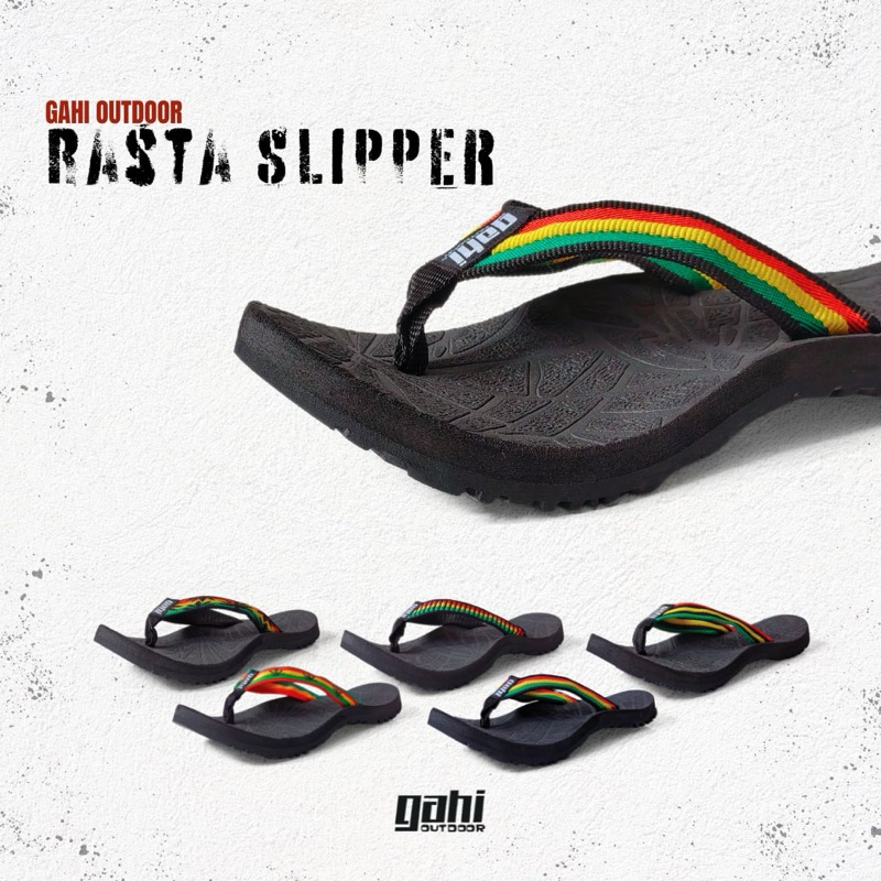 Gahi Outdoor Rasta Color Slippers (Men) | Shopee Philippines