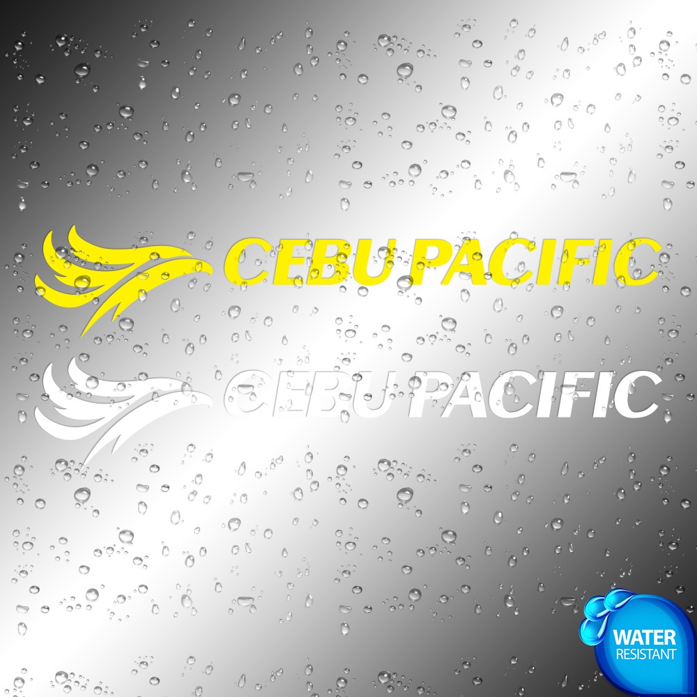 Cebu Pacific Sticker | Decals | Vinyl Weather Proof | 8 inches (not ...