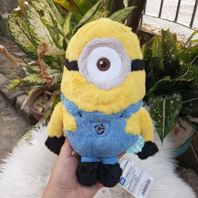Despicable Me MINIONS Fuwanade Fluffy Plush Toy | Shopee Philippines