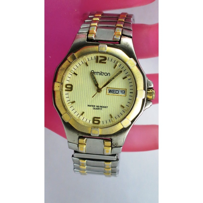 j2:Original ARMITRON Analog Watch for Men from USA-Two Tone | Shopee ...