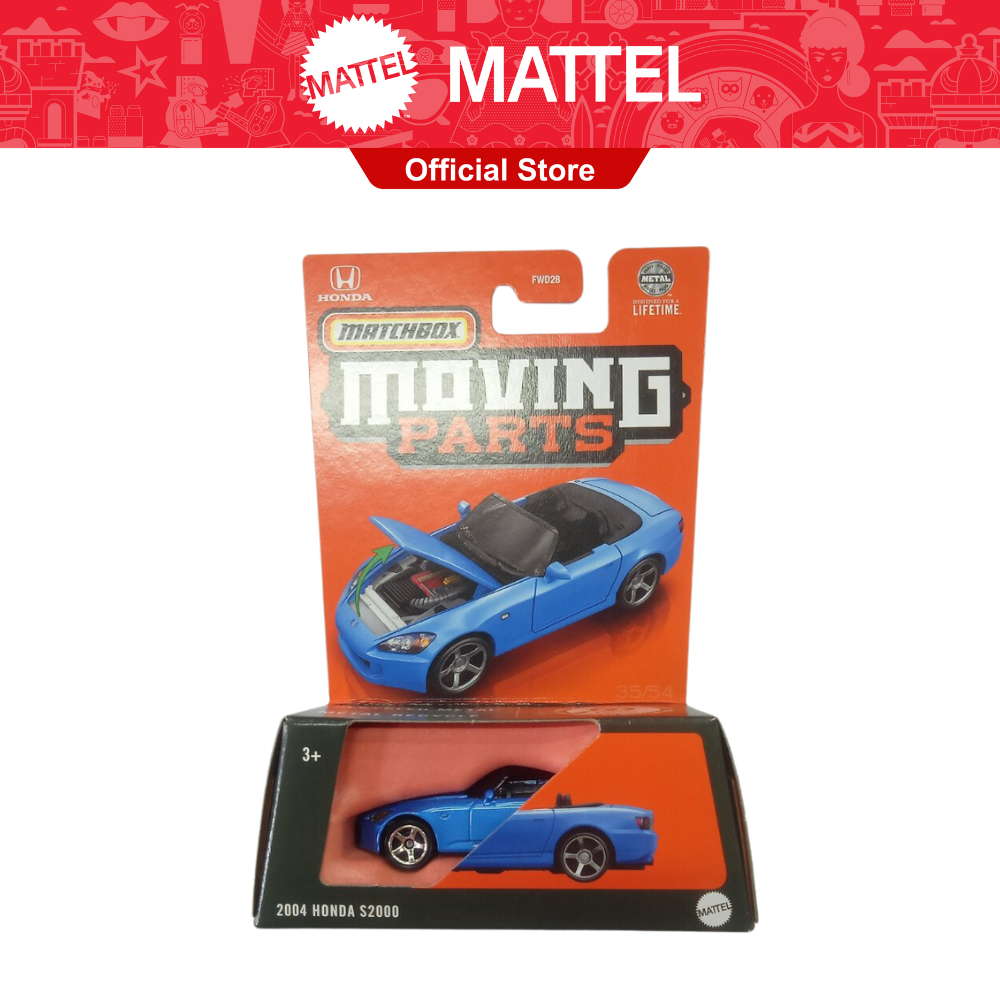 Matchbox Car Die-Cast Moving Parts Vehicle 2004 Honda S2000 S2K ...