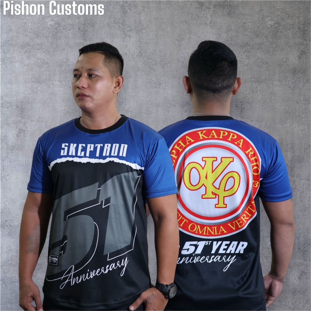 SKEPTRON V.39 Alpha Kappa Rho 51st ANNIVERSARY Full Sublimation Frat ...