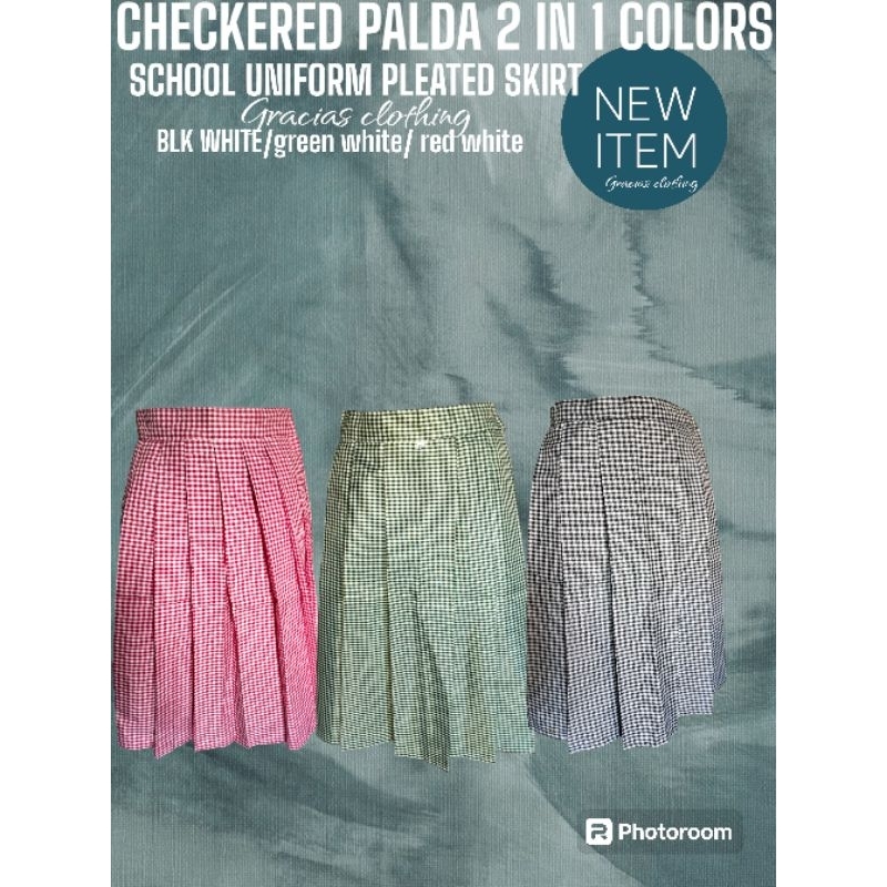 CHECKERED SCHOOL UNIFORM PALDA/ 2 COLORS CHECKERED/ KATRINA FABRIC ...