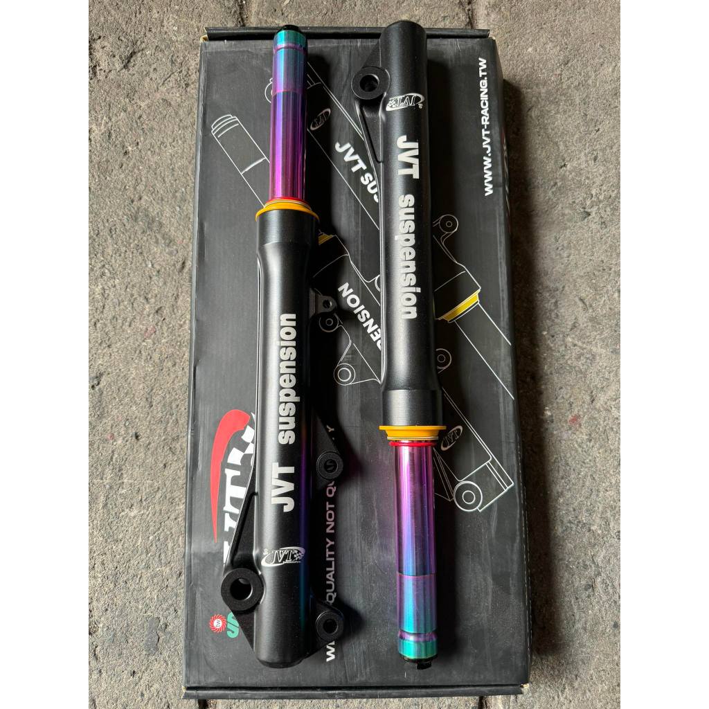 JVT FRONT SHOCK SUSPENSION ADJUSTABLE PRELOAD FOR HONDA CLICK 125/150 ...