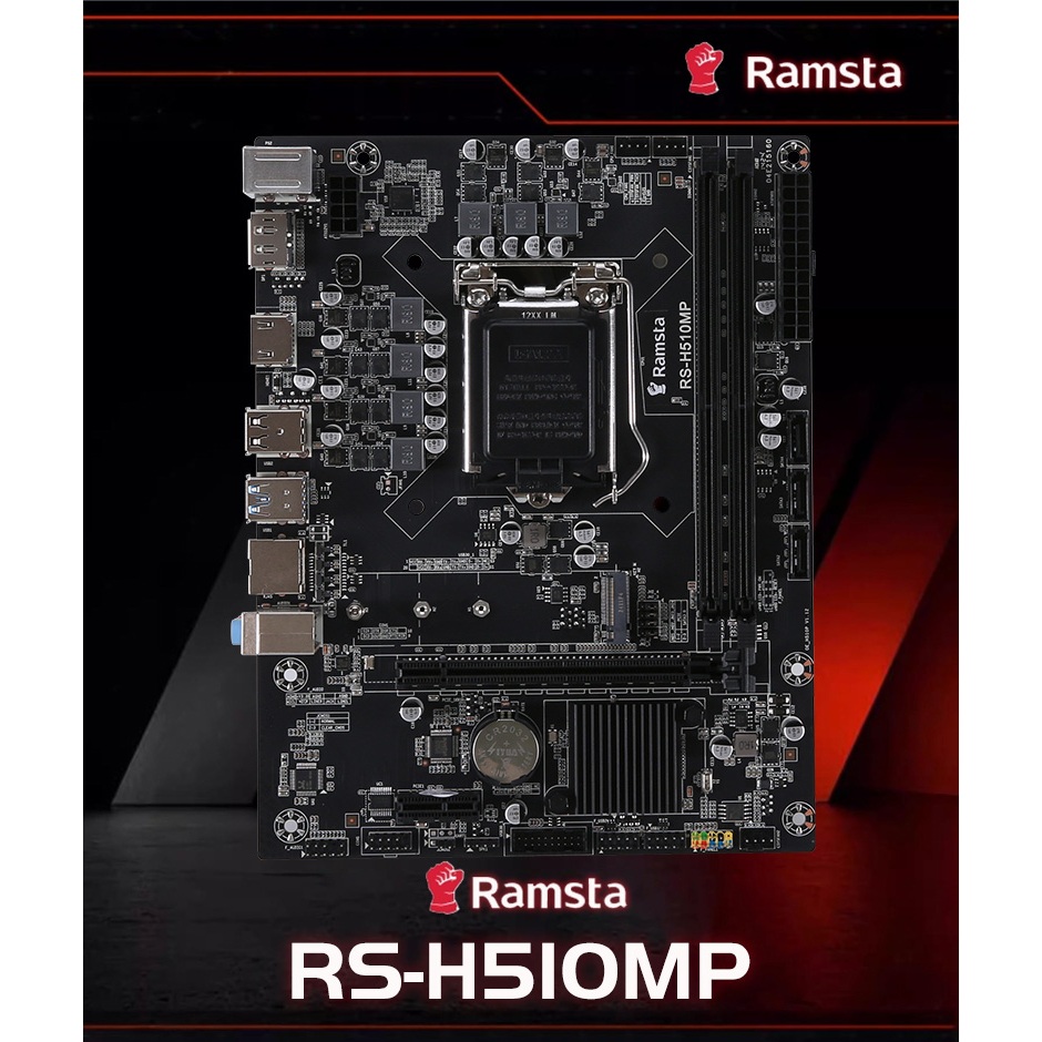 Ramsta RS-H510MP Intel LGA 1200 DDR4 M-ATX Motherboard | Shopee Philippines