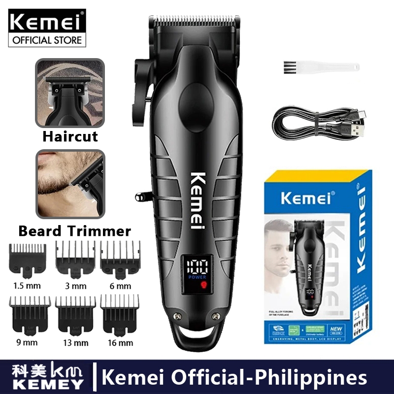 Kemei KM-2290 0mm Hair Clipper for Men Hair Cutting Machine Beard ...