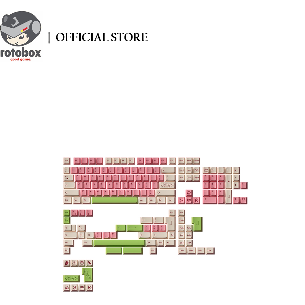Akko Mochi & Dango Keycap Set(170-key) | Shopee Philippines