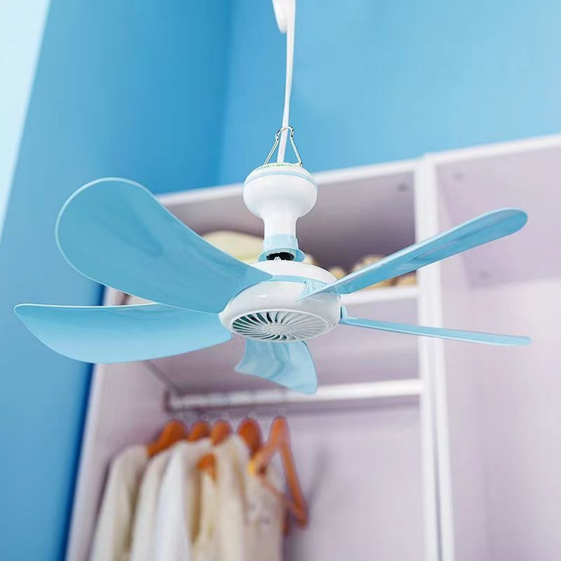 Electric Fan 5 Blade Portable Home Children Student Dormitory Small Fan ...