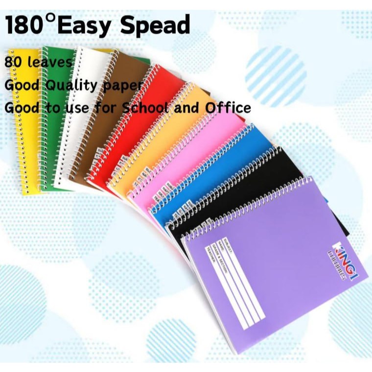 Buy1 take 9 SPIRAL NOTEBOOK/WRITING NOTEBOOK 80leaves 10 pcs random ...