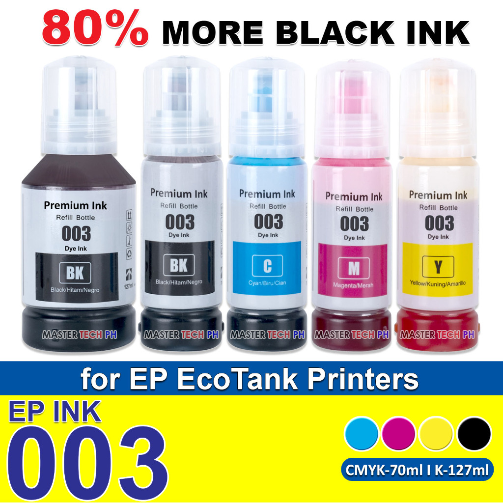 Compatible Epson 003 Ink for Epson L3210 L1250 L3110 L3150 L3250 L3550 ...