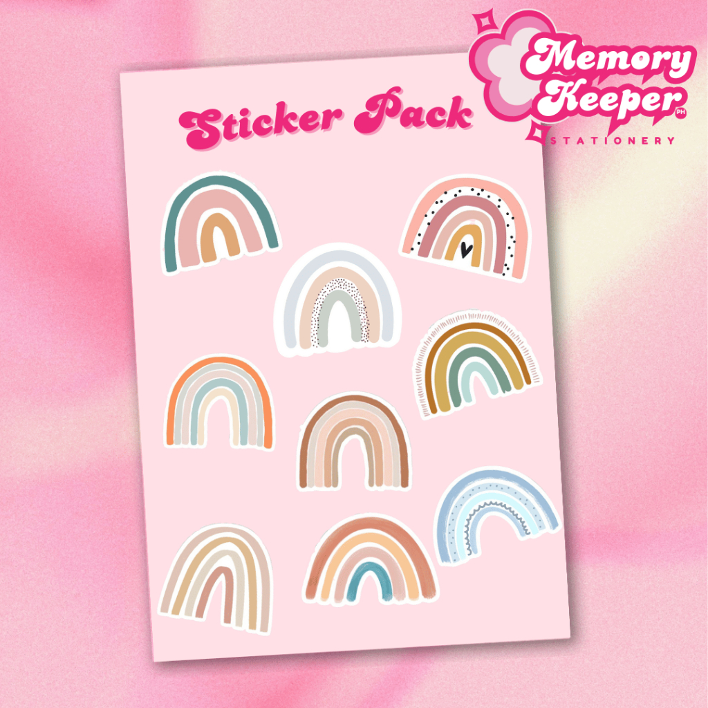 Boho Rainbow Sticker For Journals and Scrapbooks -20pcs/pack | Shopee ...