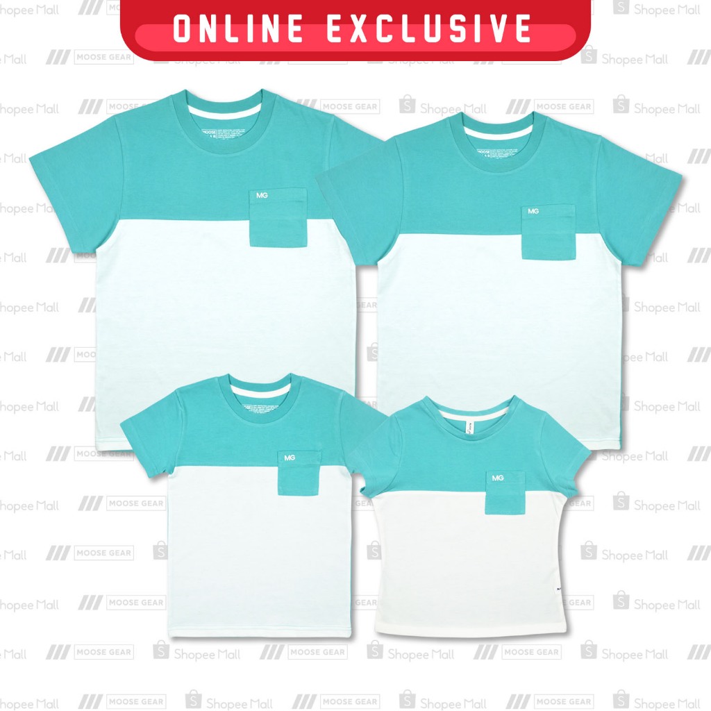 Moose Gear Frosty Green and Off White Matching Family Bundle Set (BOY ...