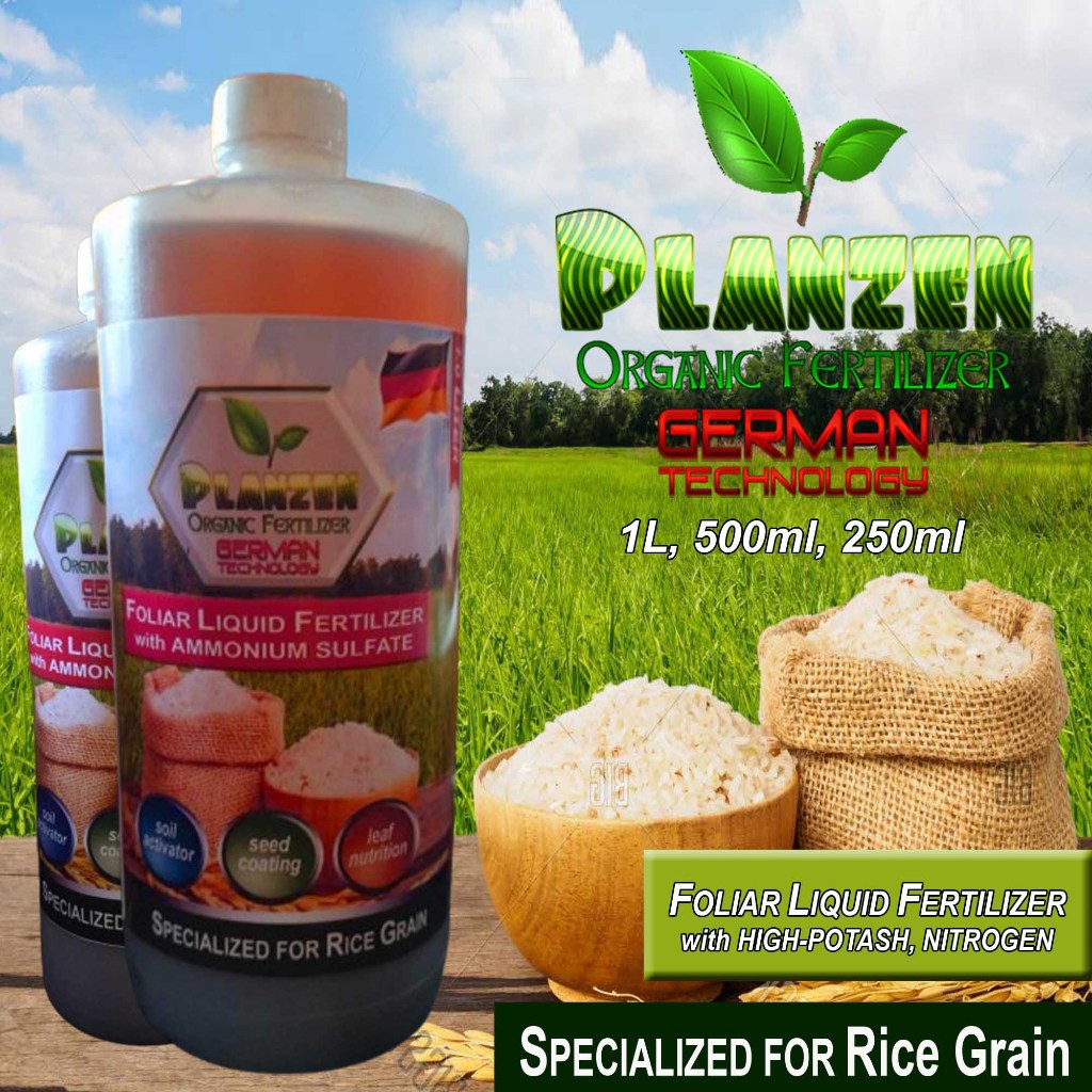 PLANZEN - FOLIAR LIQUID FERTILIZER FOR RICE PLANT | Shopee Philippines