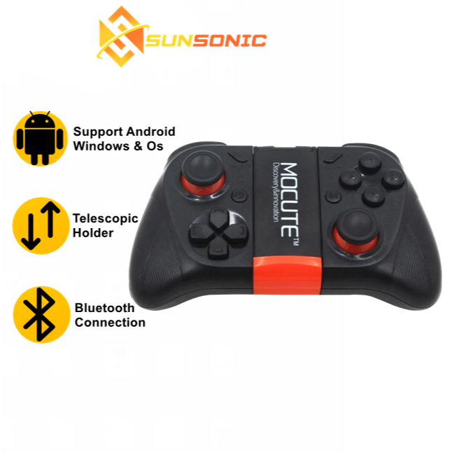 Mocute 050 Bluetooth V3.0 Game Controller Gamepad | Shopee Philippines