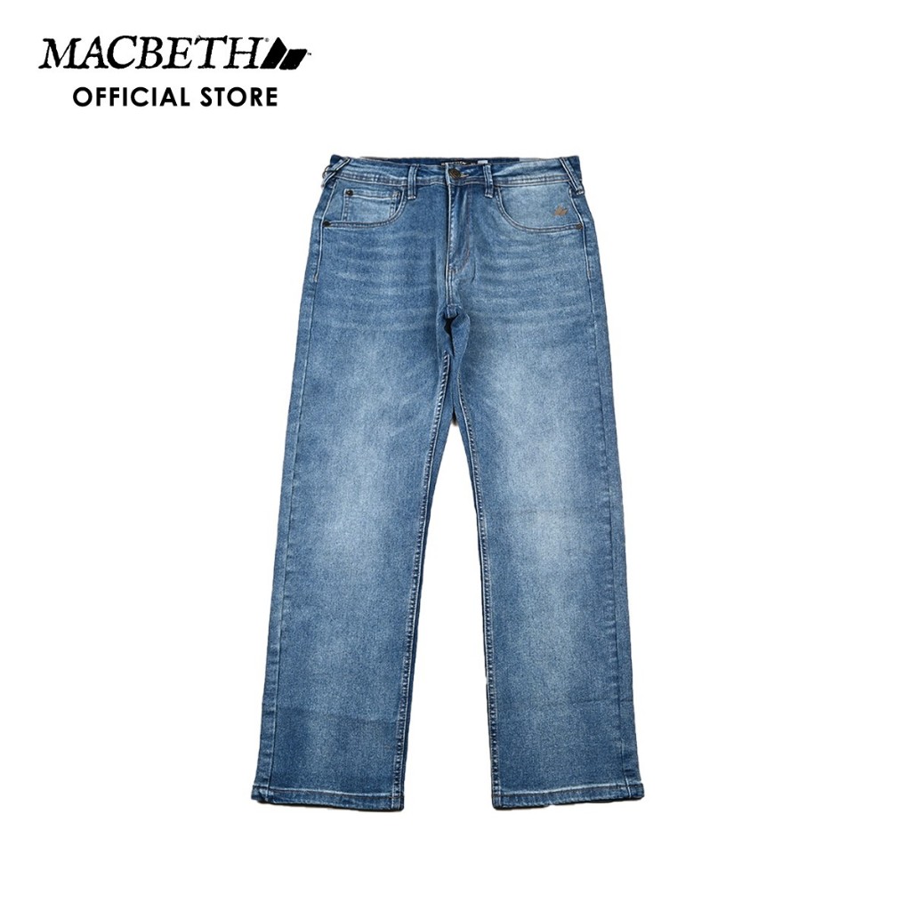 Macbeth Men's Reg. Denim Pants " Mid Rise Straight Cut " | Shopee ...