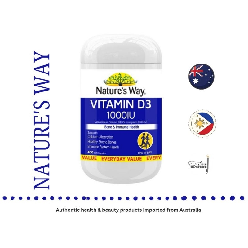 NATURE'S WAY VITAMIN D3 1000IU | Shopee Philippines NATURE'S WAY VITAMIN D3 1000IU | Shopee Philippines