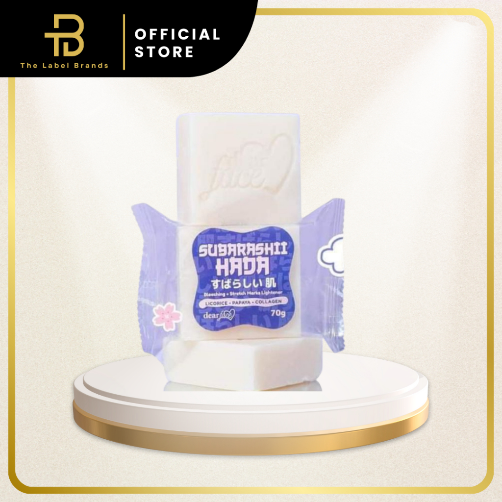 Dear Face Subarashii Hada Soap Unlock the secret to glowing skin ...