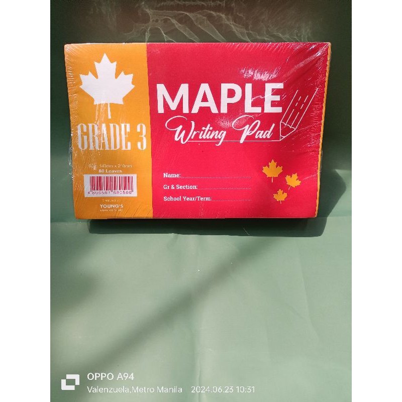 MAPLE PAD PAPER FOR GRADE 1 AND 3 AND 4 (10pcs) | Shopee Philippines