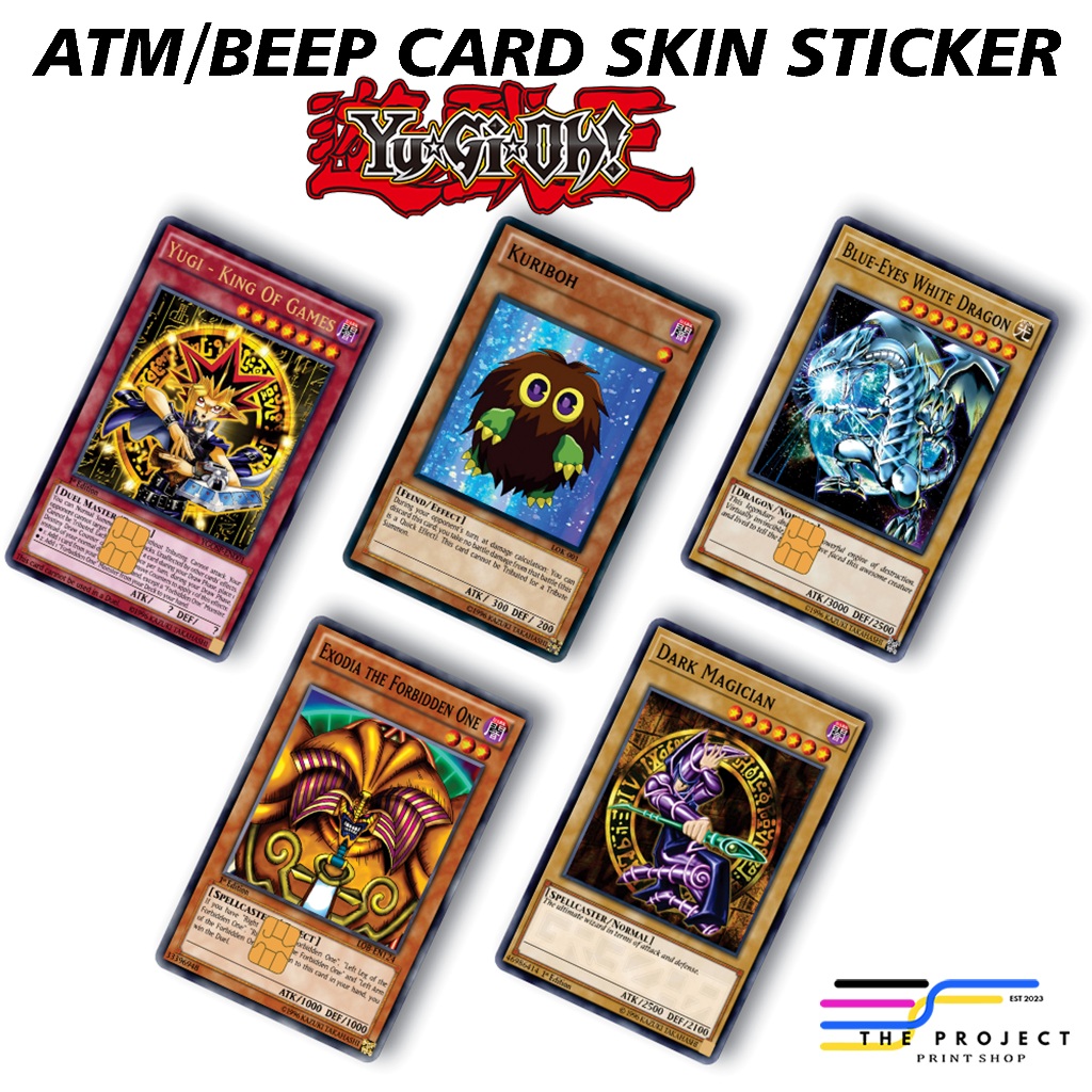 ATM/Beep Card Skin Stickers YU-GI-OH Edition. High Quality Vinyl ...
