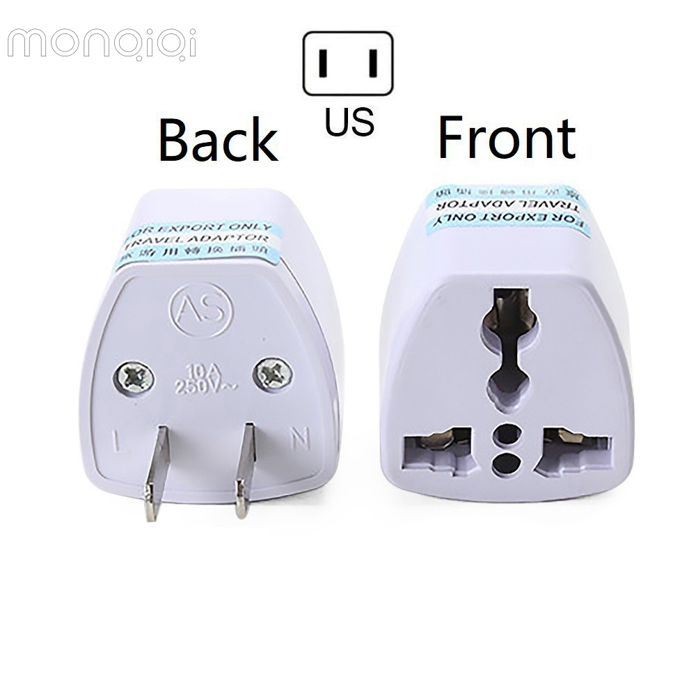 Universal EU US UK Power Plug Adapter USA Travel Adapter Plug Converter ...