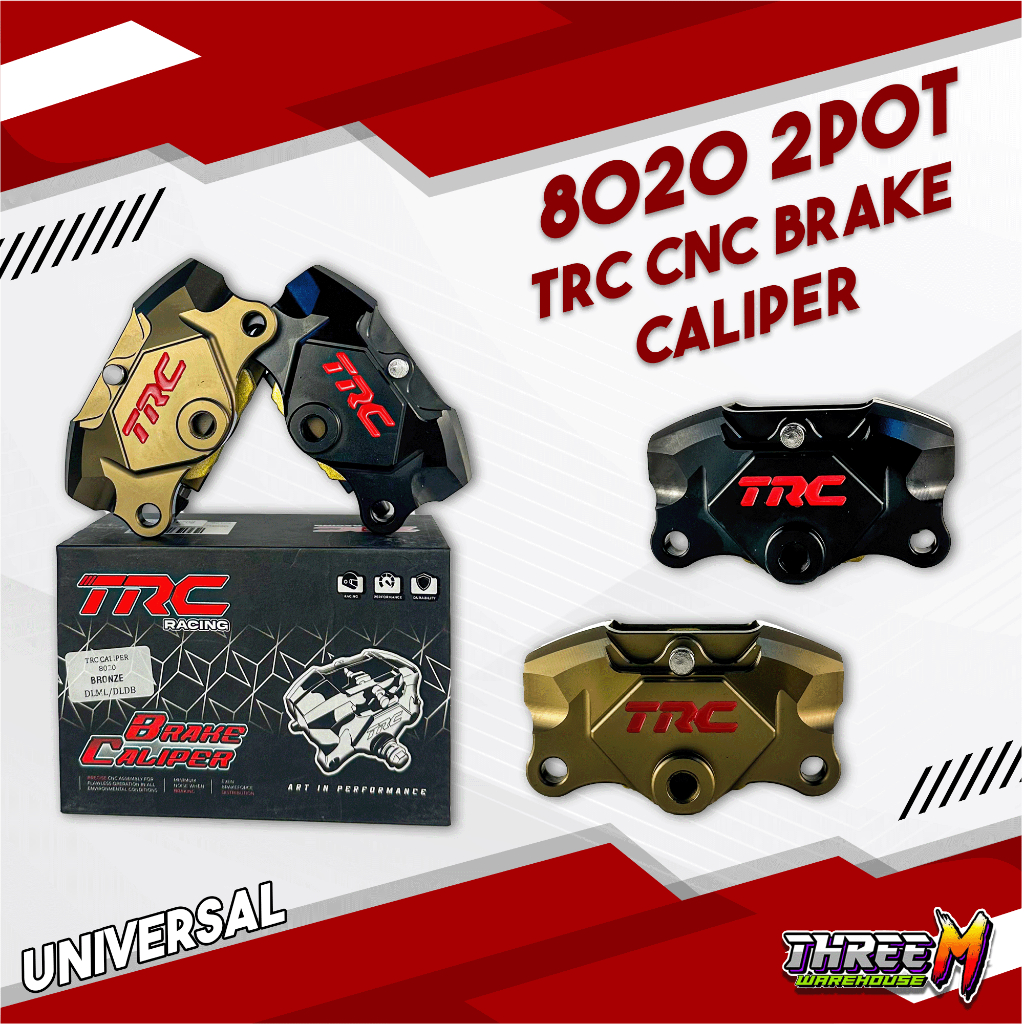 TRC UNIVERSAL CNC 2 POT BRAKE CALIPER 8020 | Shopee Philippines
